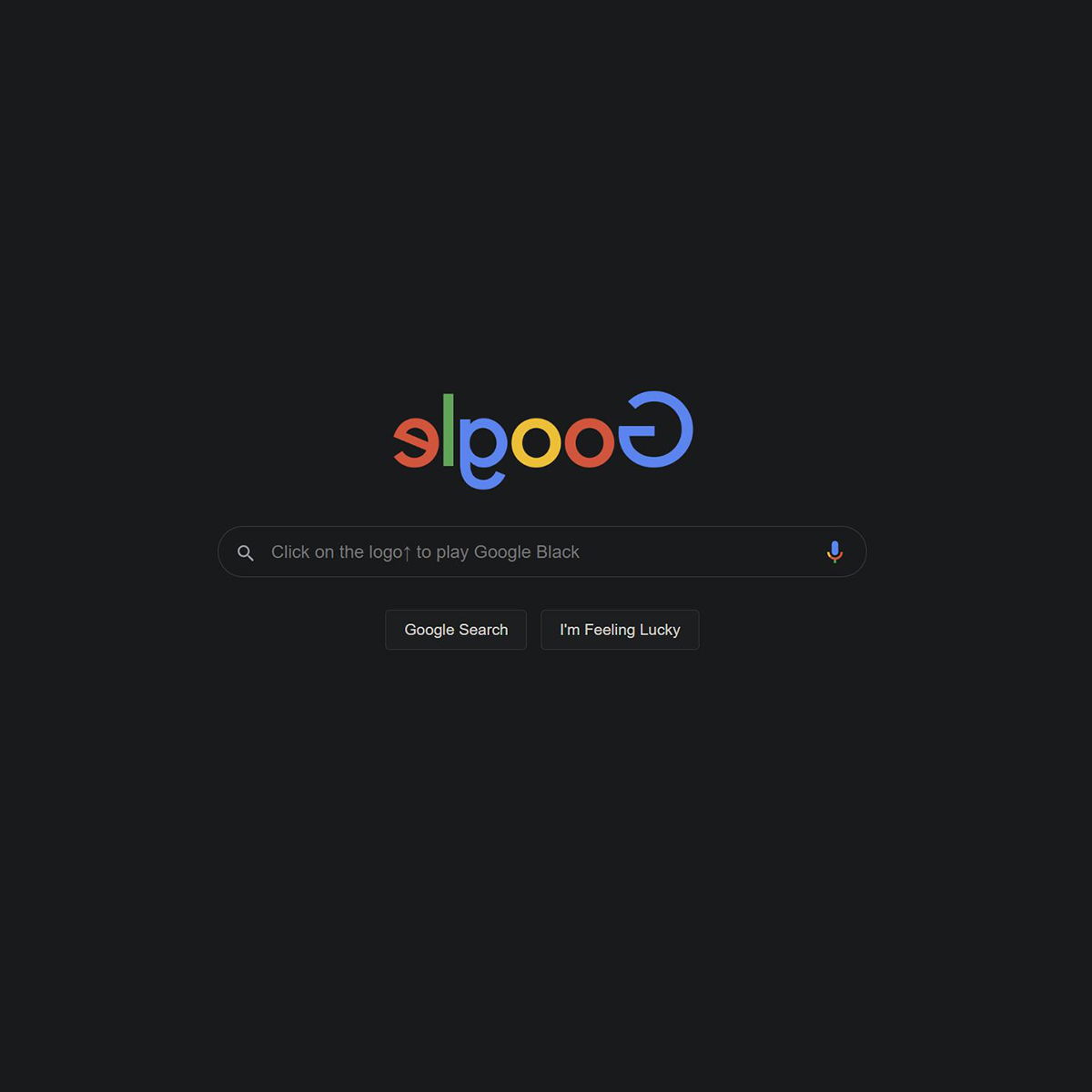 Thử ngay Google Đen: Tìm kiếm chế độ tối - elgooG